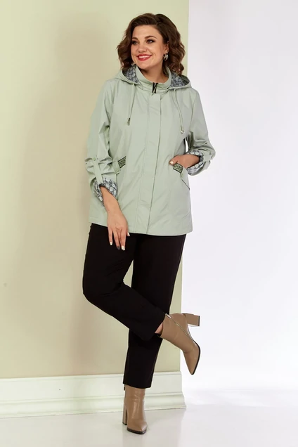 Куртка 2147 фисташка Shetti купить в интернет магазине Велесмода